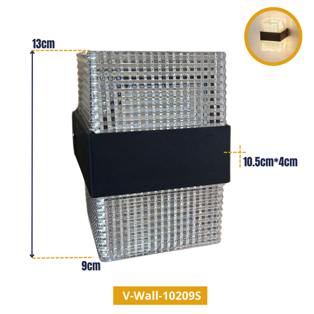 10W 6500K Bidirectional LED Wall Light | MEGA LIGHTING