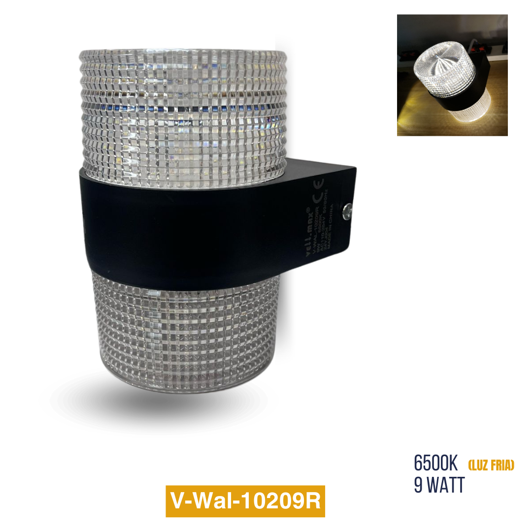 LED Bidirectional Wall Light 6500K 10W | MEGA LIGHTING
