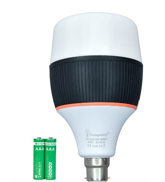 30W Rechargeable LED Bulbs Auto On With Removeable Battery B22 E27 ...