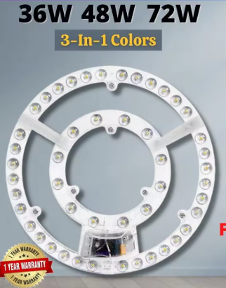 72W LED Ceiling Module | Tri-Colour Adjustable Light | Mega Lighting ...