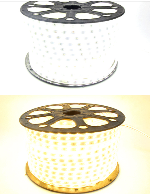 220V Waterproof Led strip light 5730 SMD flexible strip MEGA LIGHTING