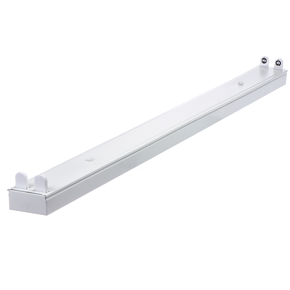 2PC T8 4FT LED Tube Double Fitting Open Channel | MEGA LIGHTING